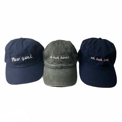 Brandy Melville Cursive Catchphrase Dad Hats | eBay