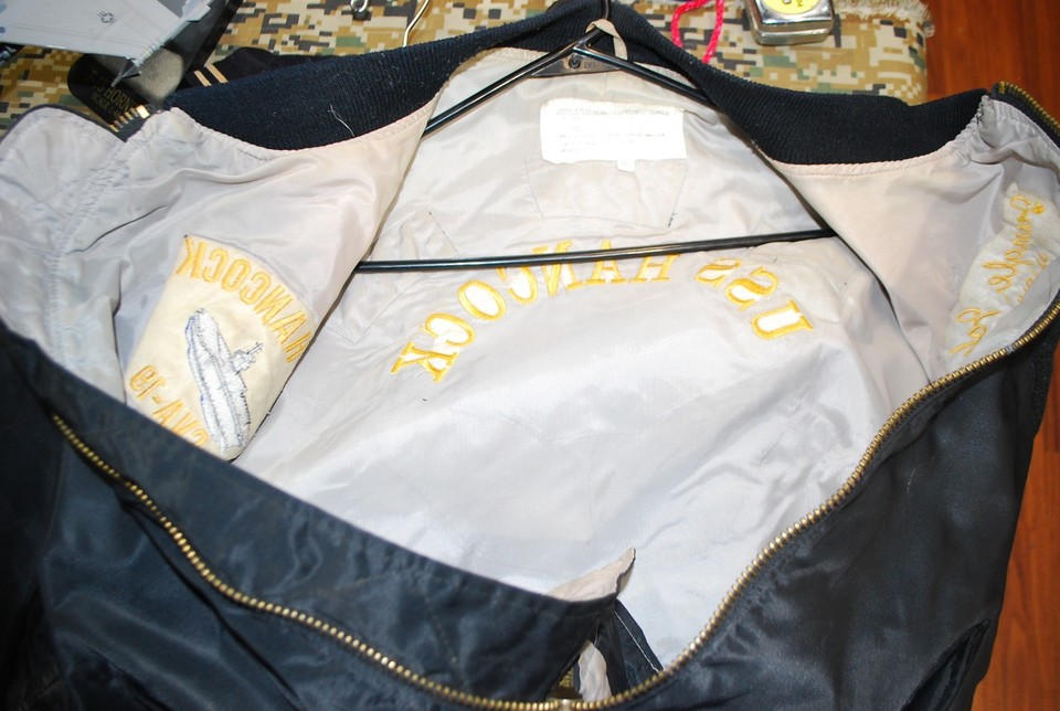 ~ Named VN War Navy Custom Embroidered MA-1 Flyers Jkt. Combat Search ...