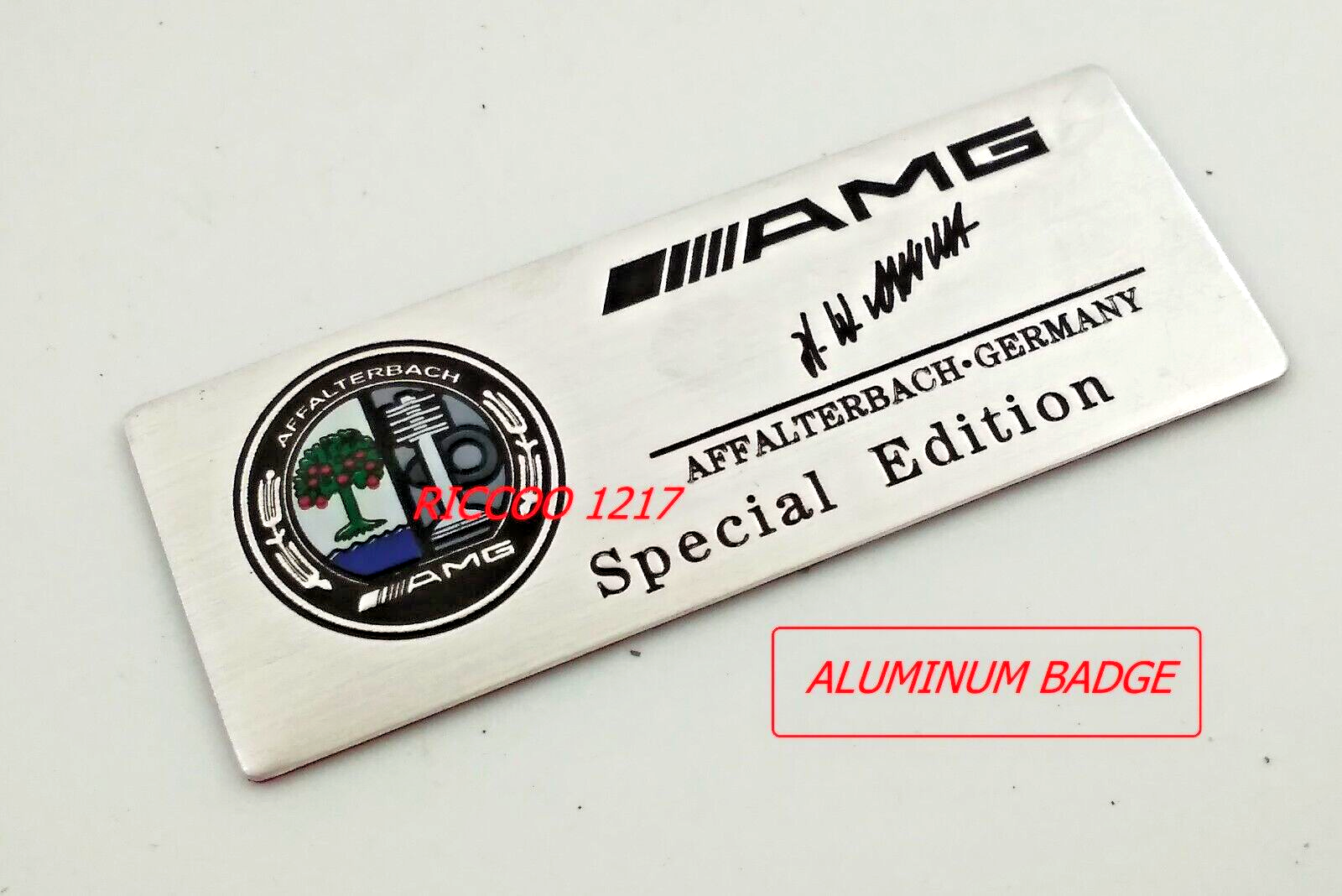 2 AMG badges special edition badges for Mercedes Benz x 2 aluminum C300 ...