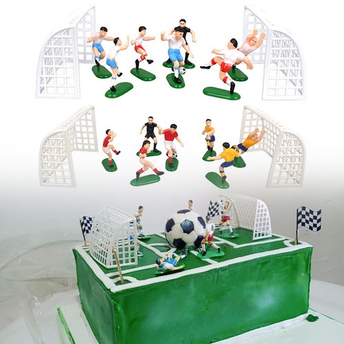 NEW Birthday Cake Football Team Topper Decorations Soccer Players ...