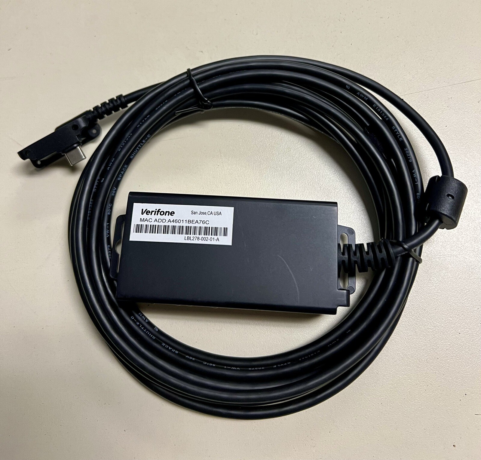 VERIFONE MSC278-123-01-B CABLE ASSEMBLY FOR CM5 PIN PAD for sale online ...
