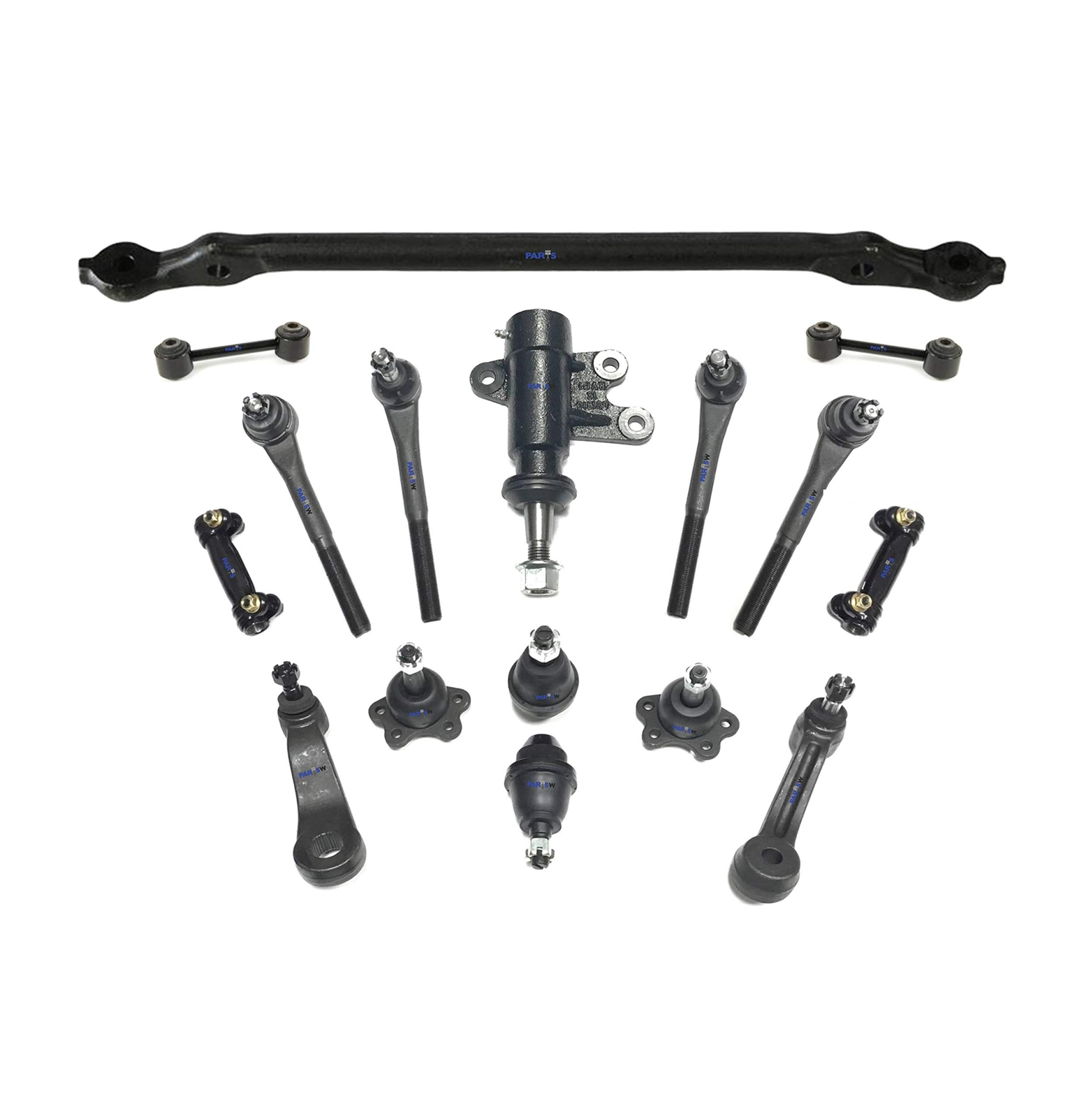 16 Pc Center Link Tie Rod Ends Kit for Chevrolet/GMC Tahoe C1500 ...