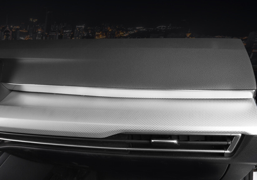 For VW Golf MK8 2020-2021 Silver Titanium Central Console Instrument ...