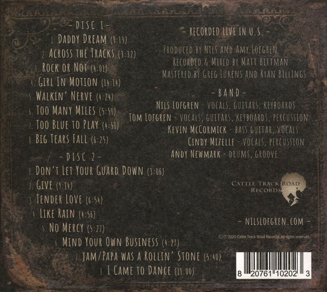 NILS LOFGREN / NILS LOFGREN BAND WEATHERED NEW CD 820761102023| eBay