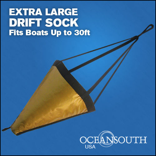 53" Drift Sock Sea Anchor Drogue, Sea Brake Fits Boats Up To 30' -X ...