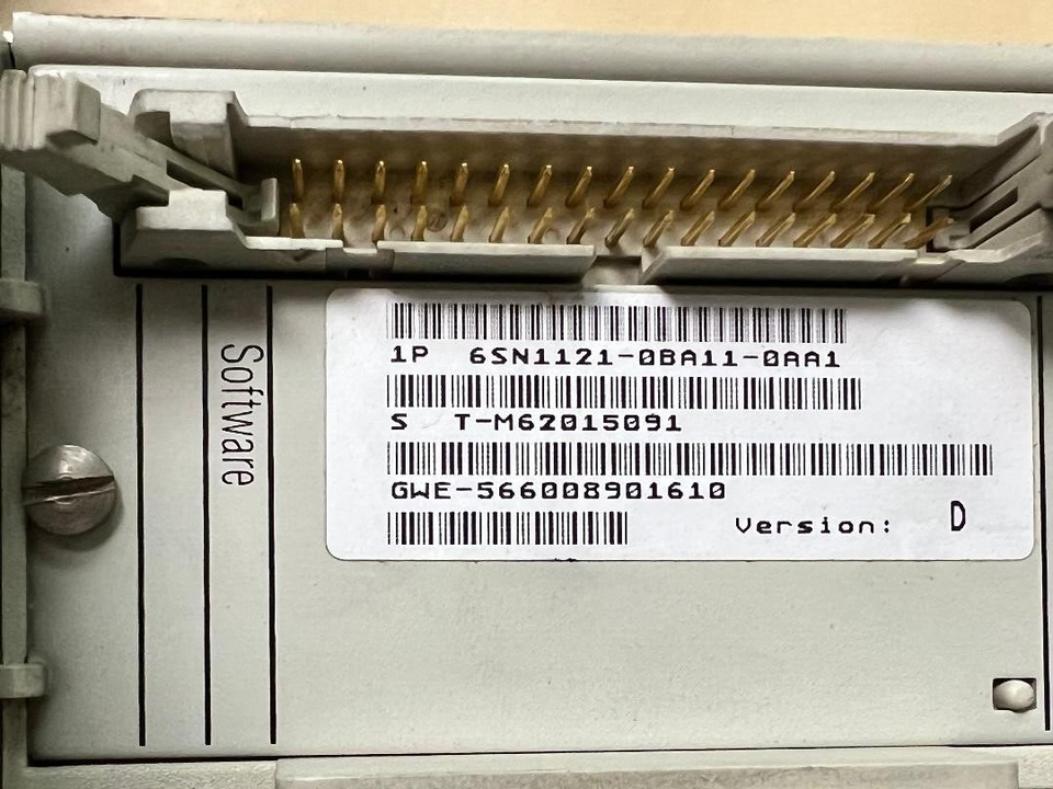 SIEMENS SIMODRIVE LT-MODUL INT. 50A 1P 6SN1121-0BA11-0AA1 6SN1123-1AA00 ...