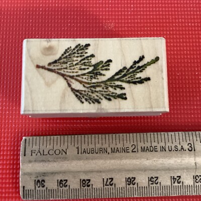 K2, Rubber Stampede Rubber Stamp, Lovely Cedar Branch | eBay
