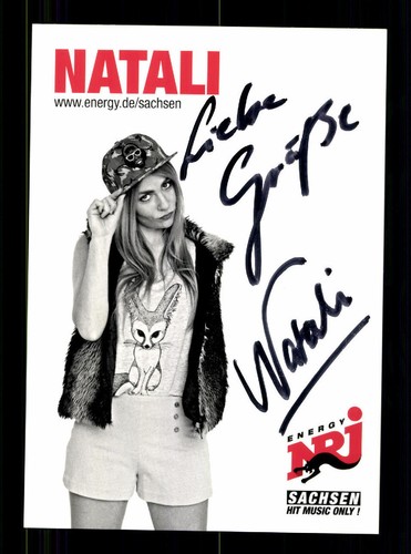 Natali Energy NRJ Autogrammkarte Original Signiert + F 16566 | eBay.de