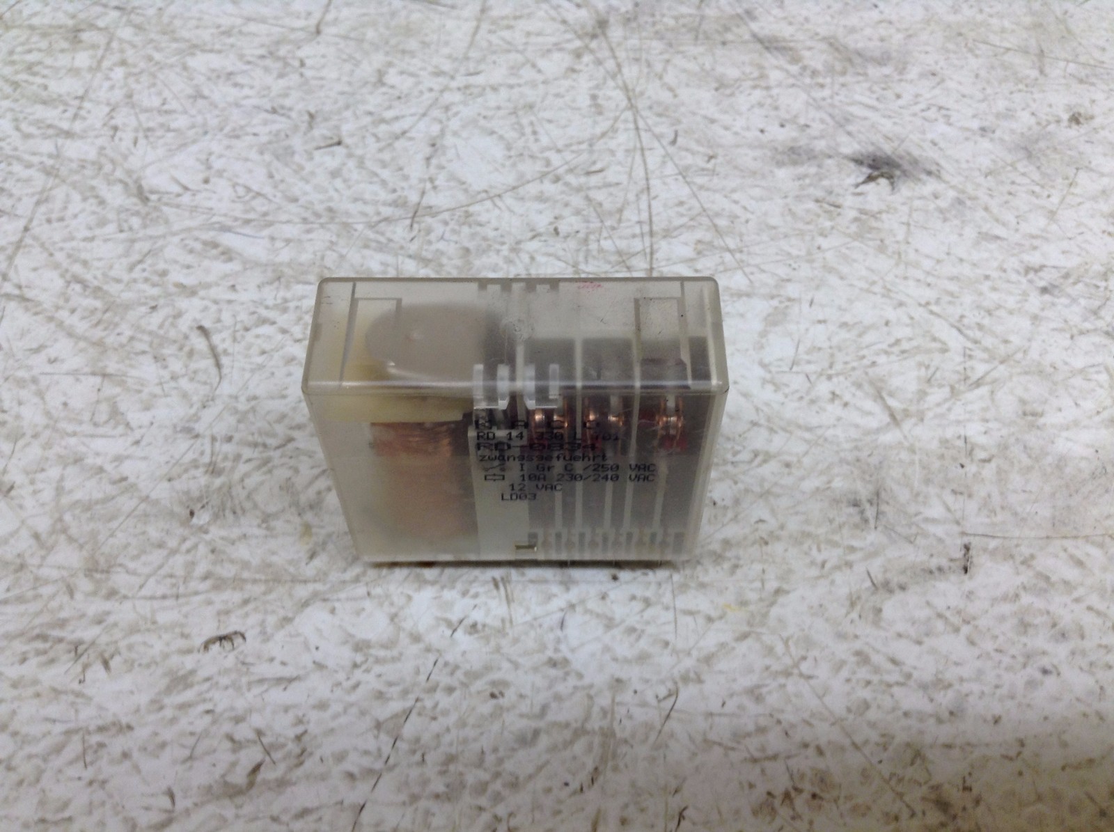 KACO Rd-0834 Rd 14 330 L 701 Pilot Relay 12 VAC Coil Rd0834 RD14330L701 ...