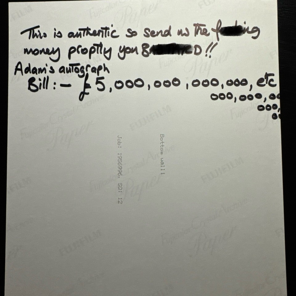 Rik Mayall **EXTREMELY RARE** signed authentic Bottom autographed photo ...