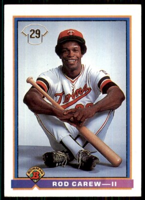 1991 Bowman Rod Carew II Minnesota Twins #2 Topps MLB Baseball Card | eBay