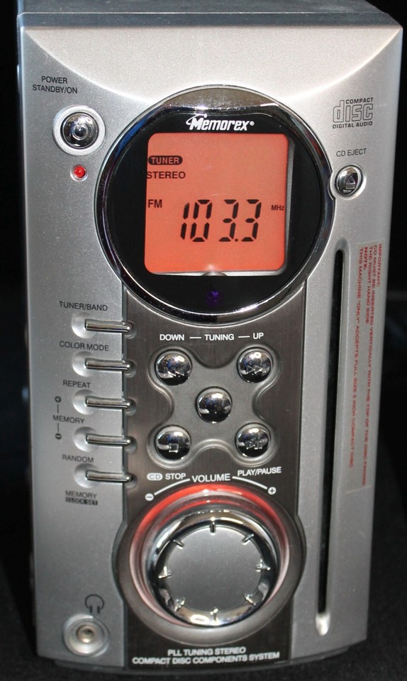 Memorex Micro System Digital STEREO AM/FM CD Player MX4100 EUC/ with ...