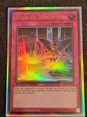 Wall Of Disruption STP5-EN005 Ultra Rare Speed Duel Tournament Pack 5 ...