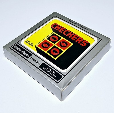 ©1980 Tandy Corp Radio Shack TRS-80 Color Computer Game Pak CHECKERS ...