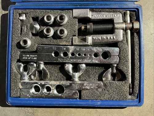 Ritchie Yellow Jacket Hand Tube Swaging Flare Tool Kit 60440 5120-01 ...