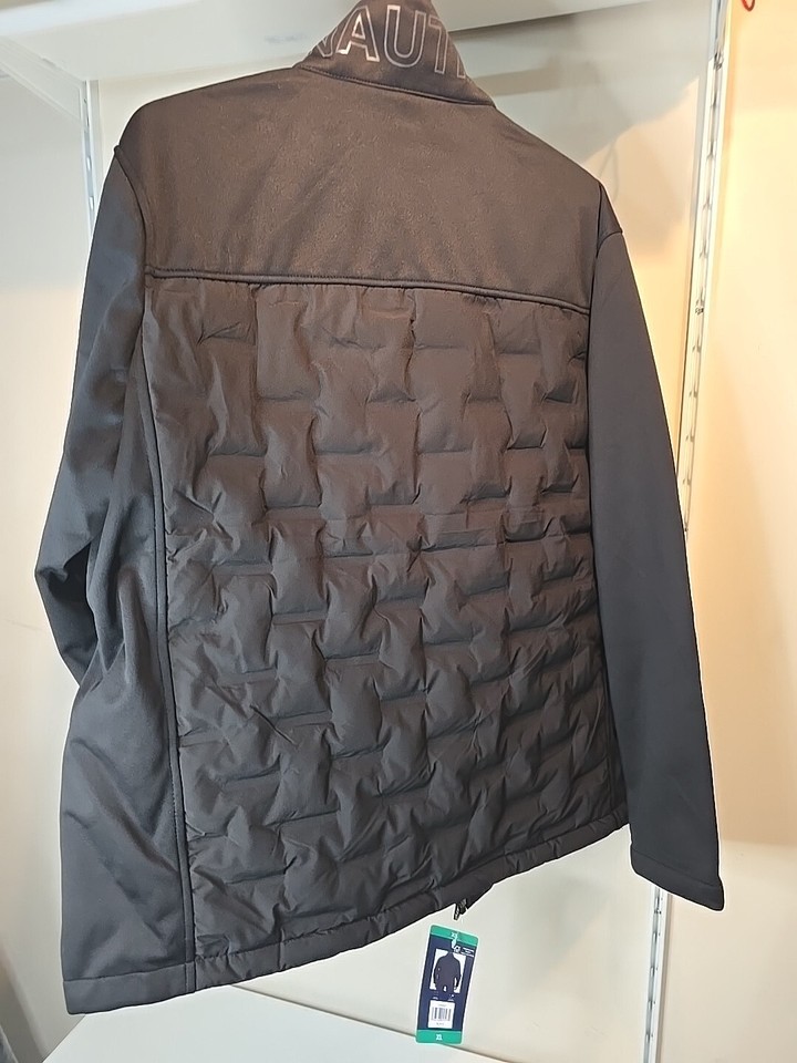 Nautica Men’s Water Resistant Jacket Coat Quilted Puffer Soft shell ...