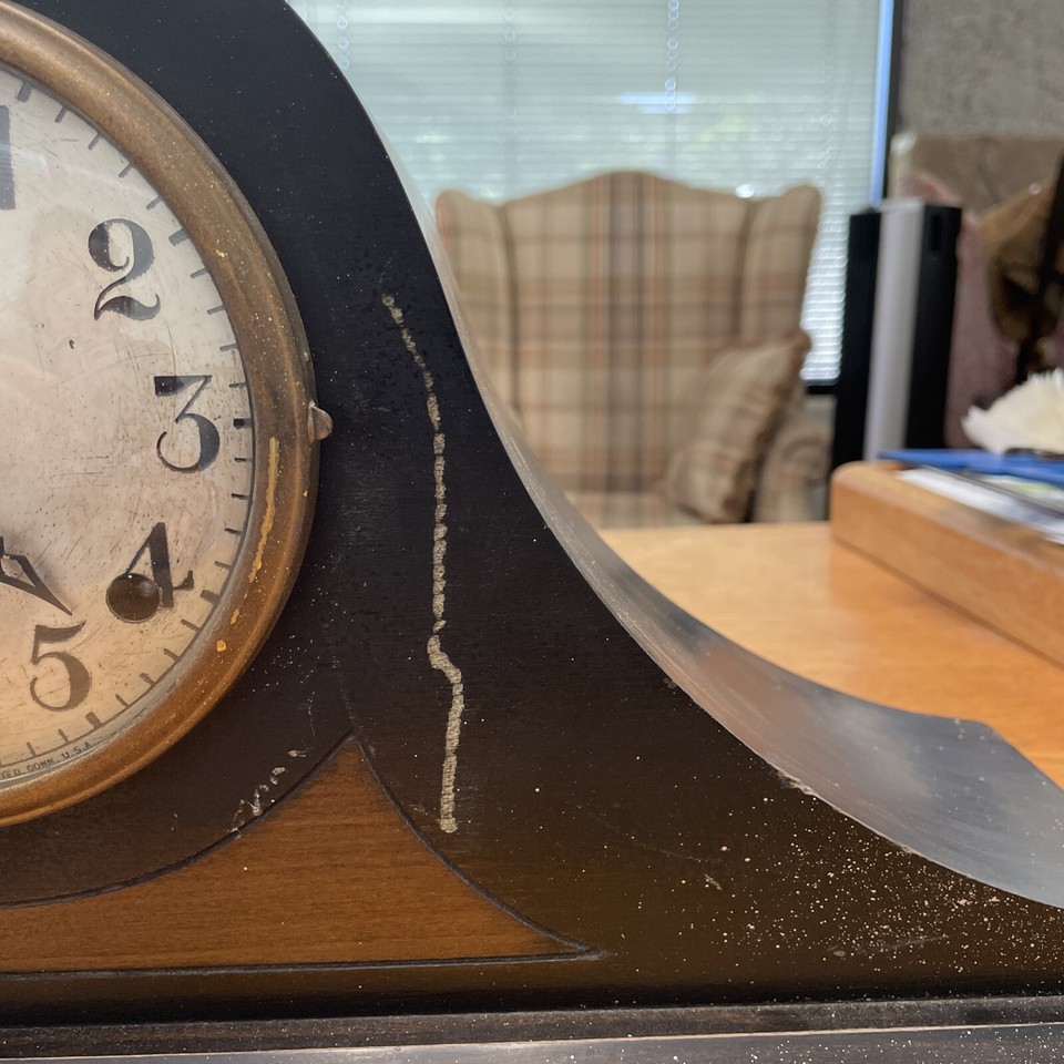 Gilbert Clock Co 1807 - Tambour Style Mantle Clock | eBay