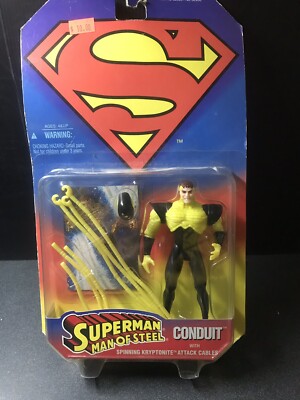Kenner DC Superman Man of Steel Conduit with Spinning Kryptonite Attack ...