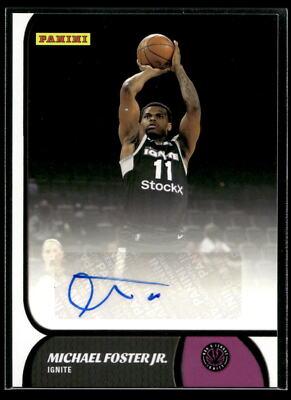 2021-22 Panini NBA G League Michael Foster Jr. AUTOGRAPHS G League ...