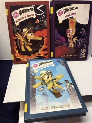 3~My Little Pony Daring Do~Book Trilogy~Set By A.K Yearling Little ...