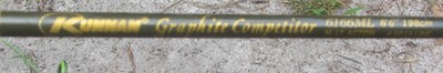 Kunnan Graphite Competitor 6166 M6 – 6' 6" M,Lt Action 6-10 Lb ...
