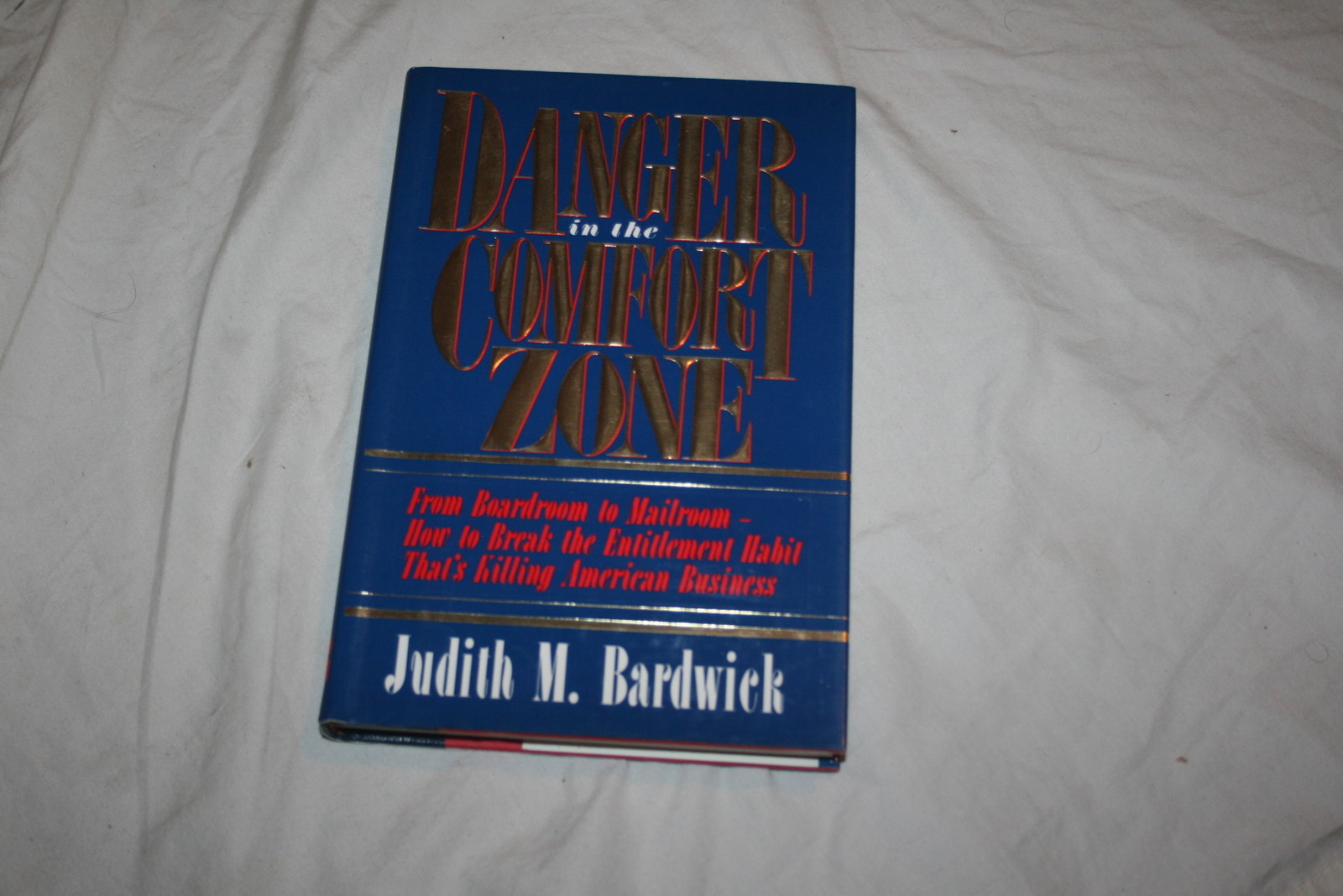 Danger in the Comfort Zone by Judith M. Bardwick 1991 Hardcover | eBay