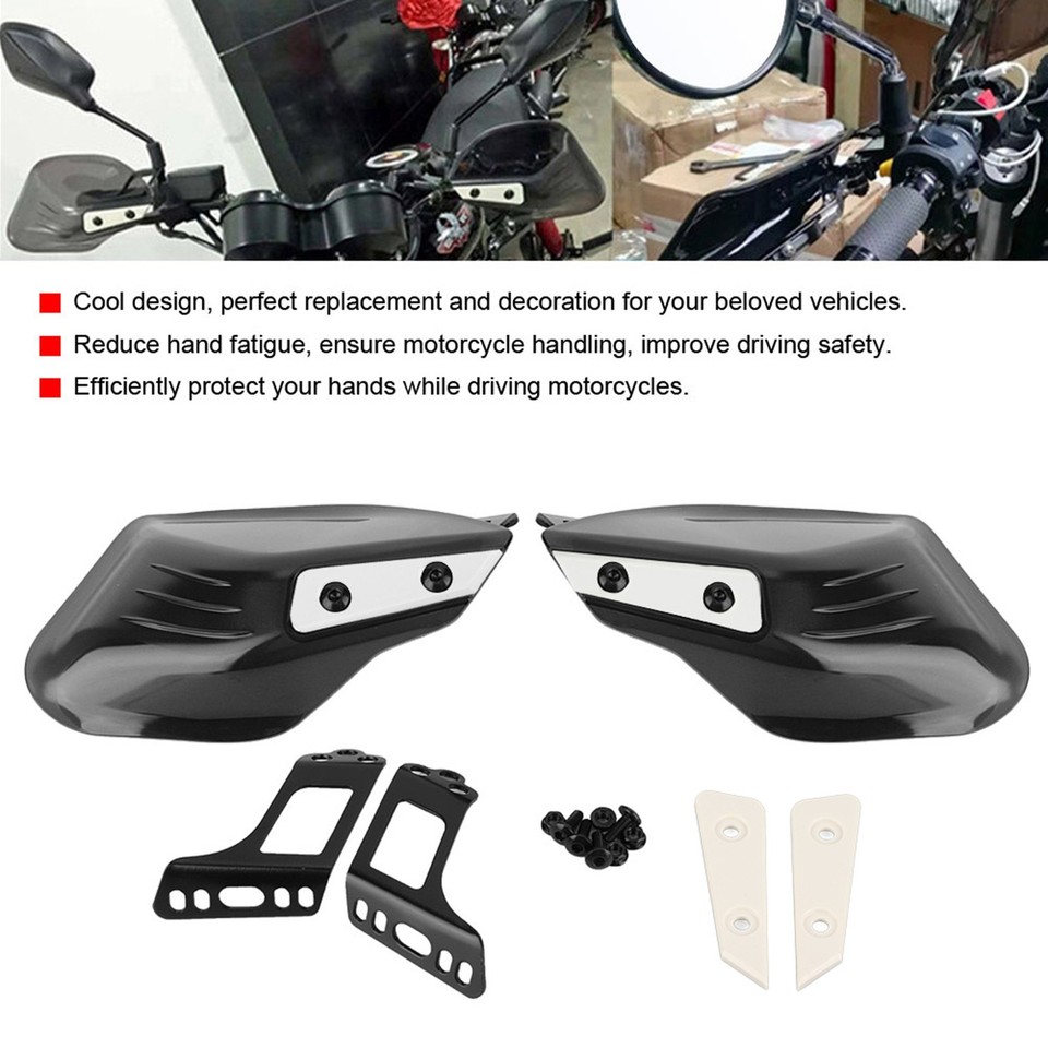 (Black)Handlebar Hand Guard Motorcycle Hand Guards Handlebar Protector ...