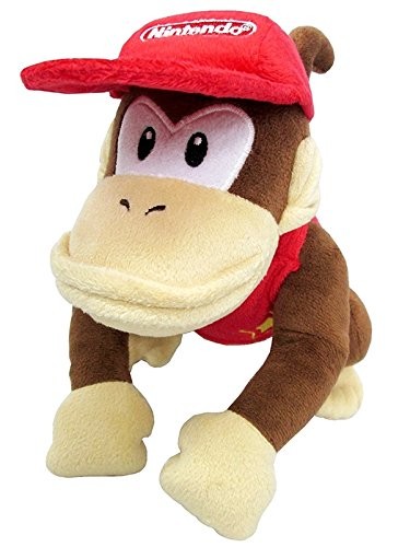 Plush - Nintendo Super Mario - Diddy Kong 7" Toy Doll Licensed Toys ...
