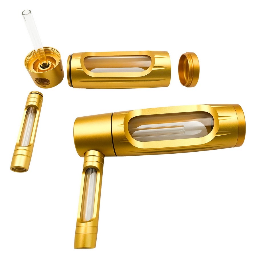 Metal Bottle Water Pipe Portable Mini Hookah Shisha Tobacco Smoking ...