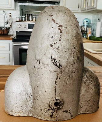 Antique vtg RAILROAD Signal Sign Post FINIAL Electrical Pole Cast Iron ...