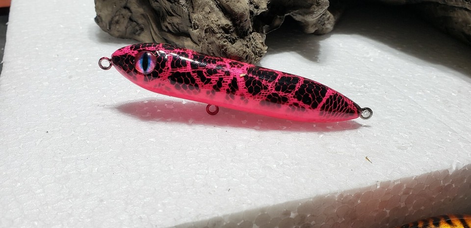 EZS CUSTOM WRAPPED SPOOK JR TOPWATER LURES | eBay
