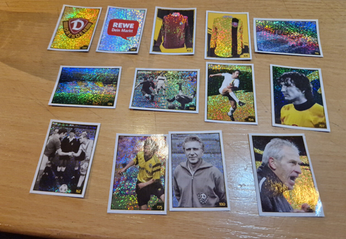Dynamo Dresden Sticker Glitzersticker REWE Sammelalbum | eBay.de