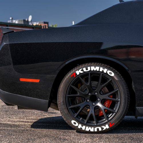 Permanent Tire Lettering Sticker KUMHO 1.06" 14"-22" With Transfer Film ...