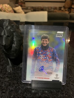 Thomas Muller /F FCB | 21/22 Stadium Club Chrome UEFA Autograph ...