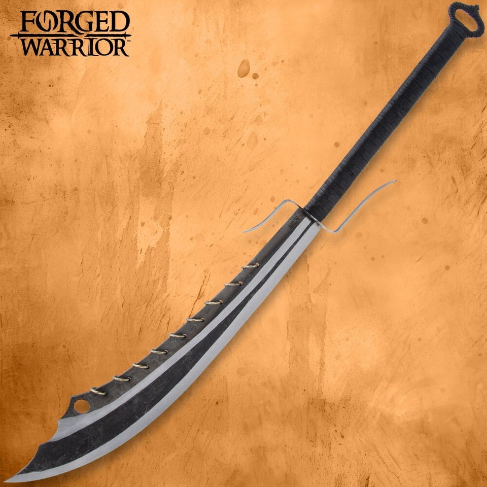 Forged Warrior Chinese Nine Ring Broadsword and Scabbard | 42 1/2 ...