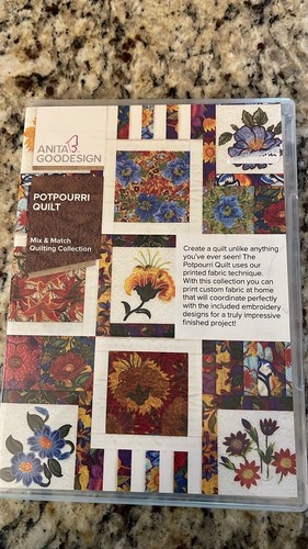 Anita Goodesign Potpourri Quilt Embroidery Design Machine CD | eBay