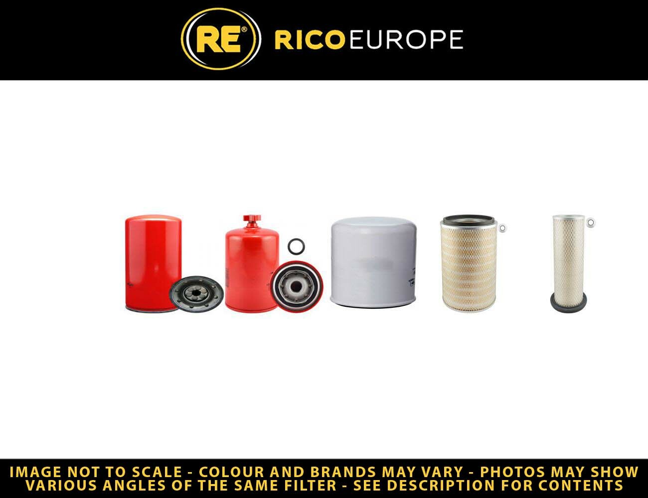 Filter Service Kit Fits SAMSUNG SL 180 2) Air Oil Fuel w/Cummins 6CT8.3 ...