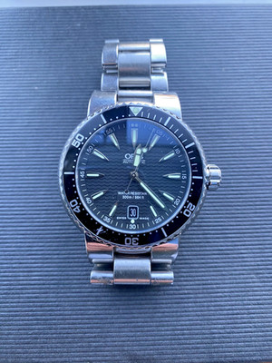 Oris TT1 Divers Men's Black Watch 7533P | eBay UK