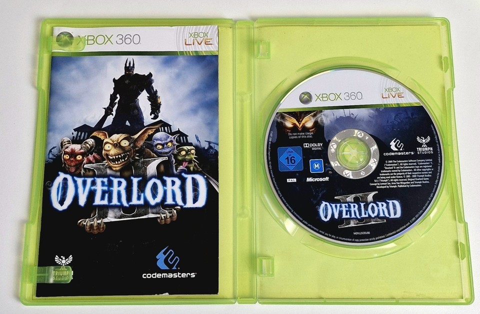Overlord II / 2 Microsoft Xbox 360 AUS PAL Includes Manual | eBay Australia