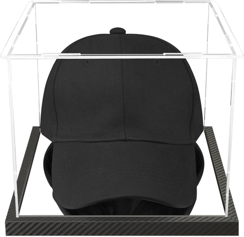 Clear Hat Display Case Acrylic Baseball Cap Holder Stand Transparent ...