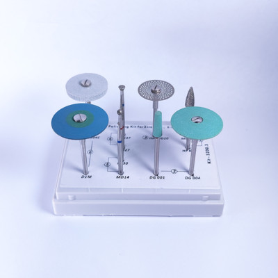 Grinding Zirconia Diamond Burs Polishing Burs Kit Drills Dental Lab ...