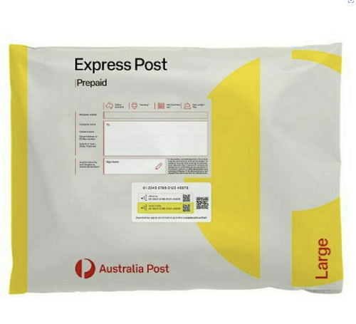 Express Post Pre Paid Australia Post Satchels New Style LARGE 5kg x10 ...