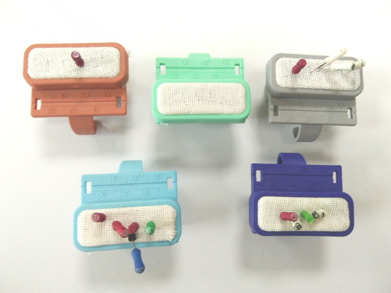 5pcs Dental Endo Finger Ring Endodontic File Holder Ruler Autoclavable ...