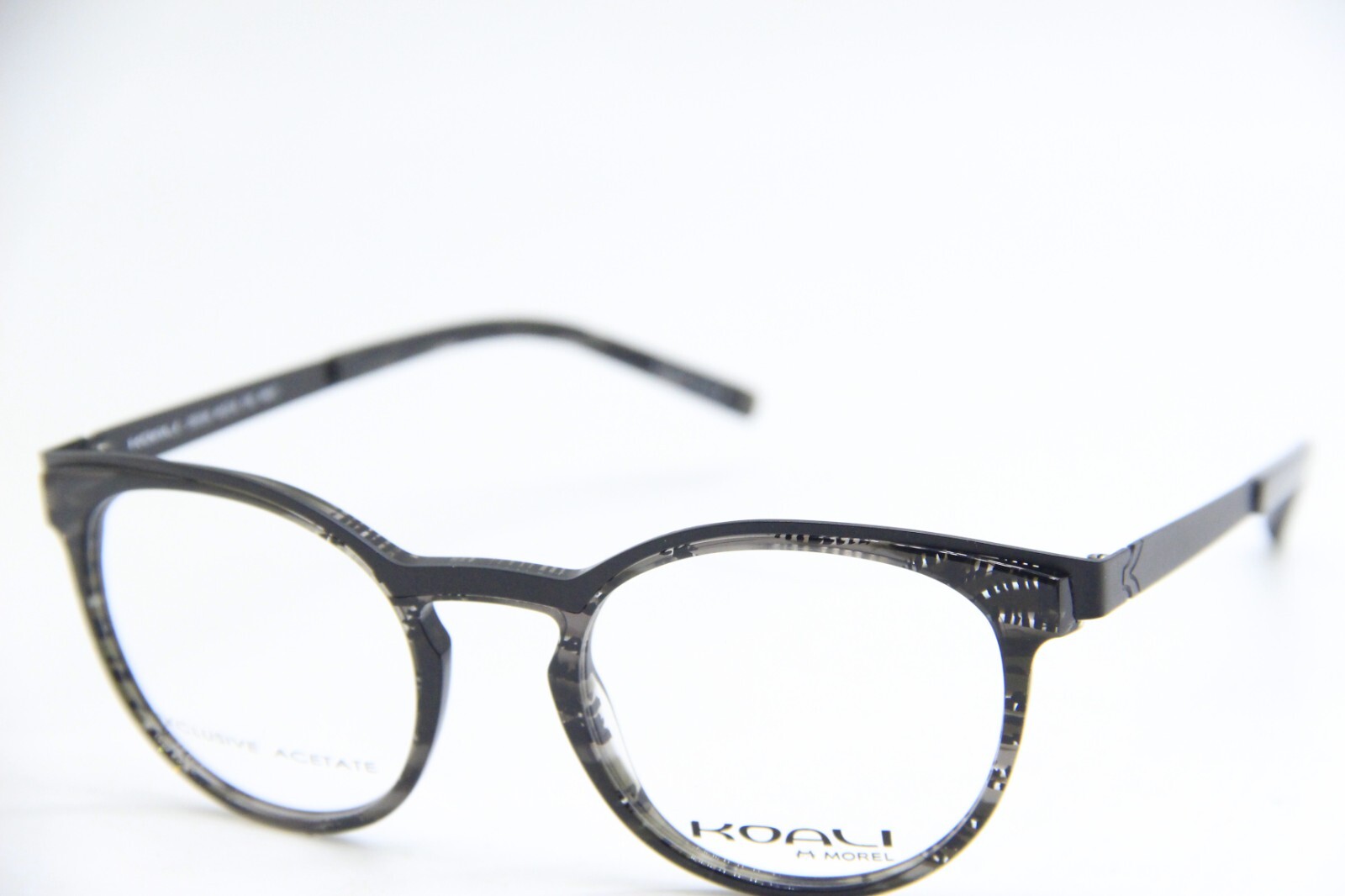 NEW MOREL KOALI 20012K NN17 BLACK BROWN AUTHENTIC EYEGLASSES 46-19 | eBay