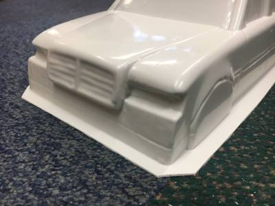 Mercedes 230E Hearse RC Long Wheelbase Banger Racing body Kamtec | eBay