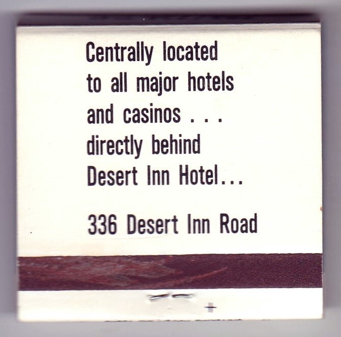 Bali Hai Blair House Motel Las Vegas Matchbook 22 / 28 Matches c | eBay