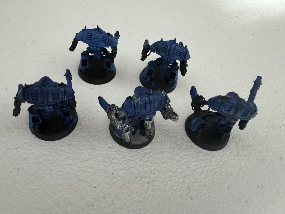 Warhammer 40K Epic Space Marine Imperial Knight Knights x5 good cond ...
