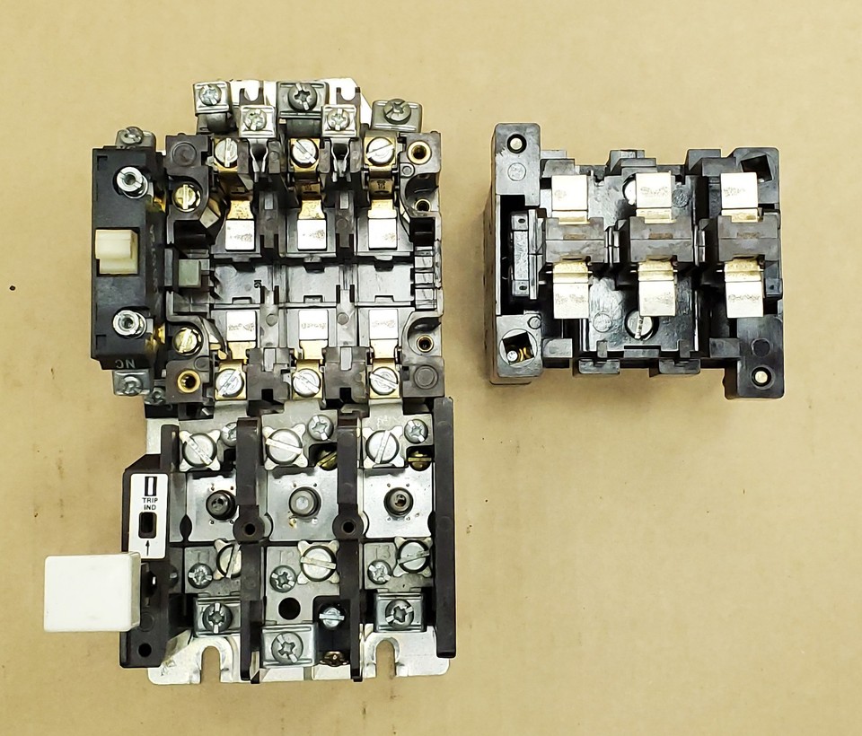 Cutler Hammer A10CN0 Size 1 Motor Starter w/ 120VAC Coil & Overload ...