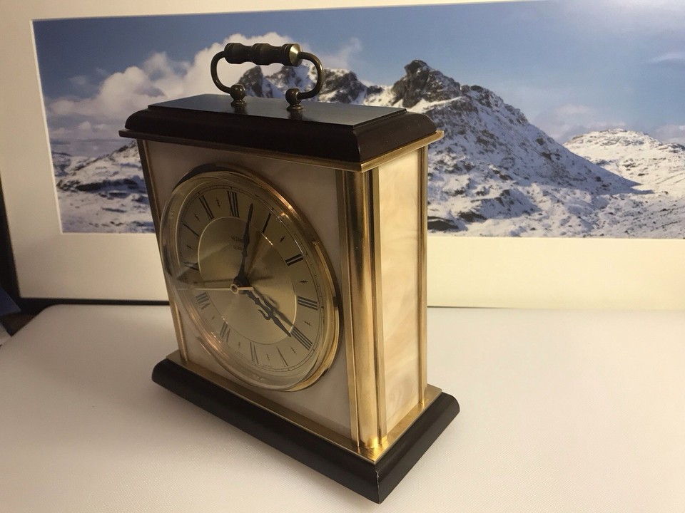 Vintage Mantle Clock Refurbished Excellent Condition. | eBay UK