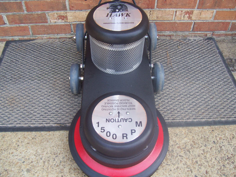 HAWK 13" NEW 1500 RPM FLOOR BURNISHER HP1513-HSB 1.5 HP WITH FULL MFG ...
